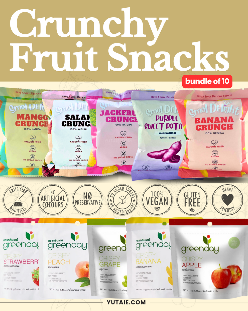 Crunchy Fruit Snacks Bundle Box – Yu Taie