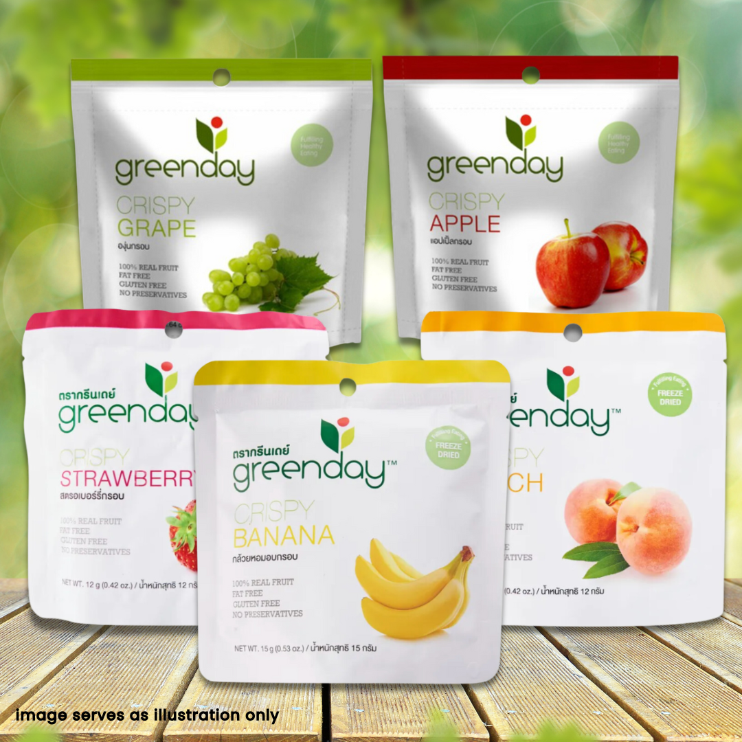 Greenday Crispy Freeze Dried Fruits Pack, Thailand – Yu Taie