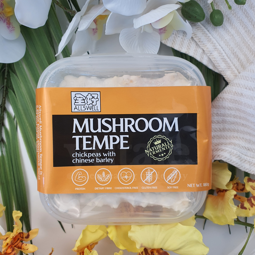 Mushroom Tempe, 180gm - Chinese barley – Yu Taie